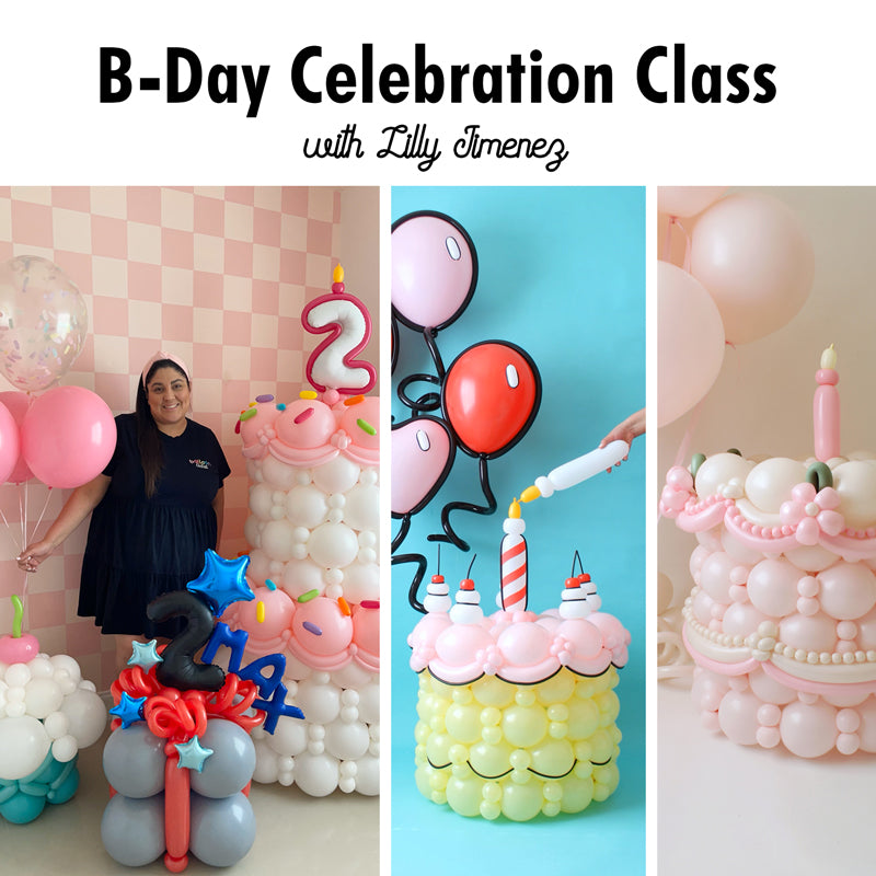 Birthday Balloon Decor Class Bundle | 5 Step by Step Tutorials — The ...