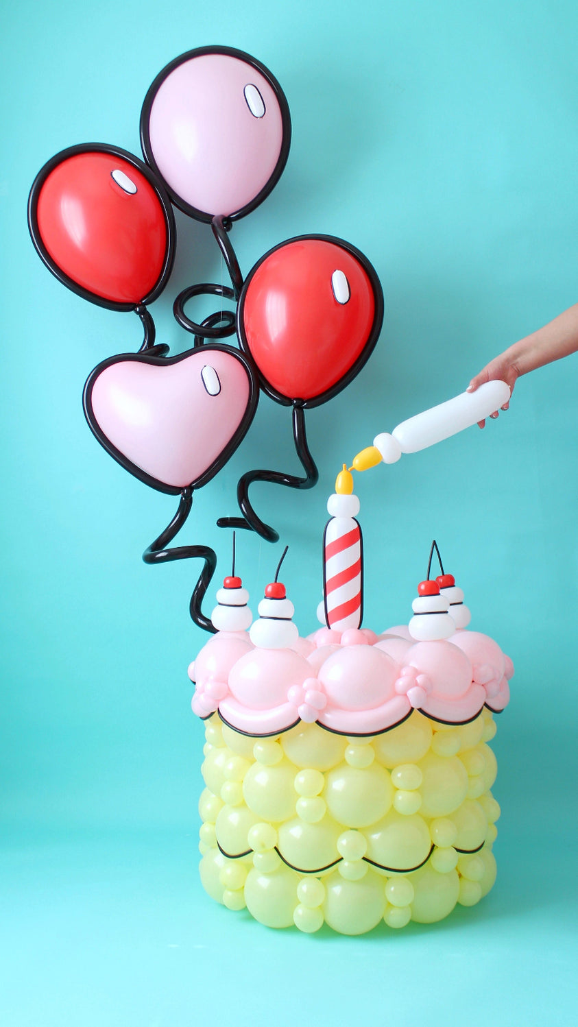 Single Tier Balloon Cake Class — The Creative Heart Studio