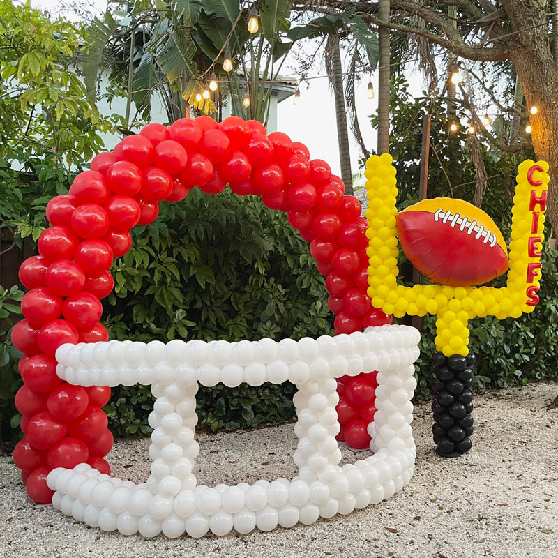 Football Balloon Arch & Goal Post Class — The Creative Heart Studio