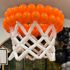Basketball Hoop Balloon Sculpture Class | DIY Sports Party Decor — The ...