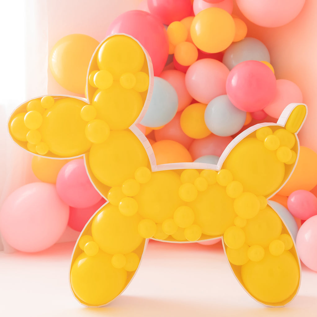 Balloon Dog BALLOON MOSAIC digital design template — The Creative Heart ...