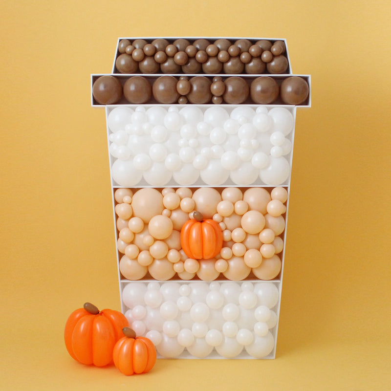 Coffee Cup BALLOON MOSAIC digital design template — The Creative Heart ...