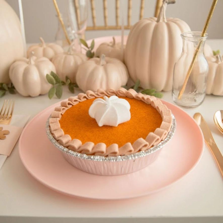 Pumpkin Pie Surprise! - Thanksgiving Felt Pumpkin Pie Digital Template ...