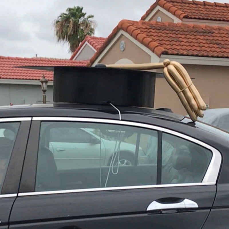 Oversized Graduation Cap Car Prop Digital Template — The Creative Heart ...